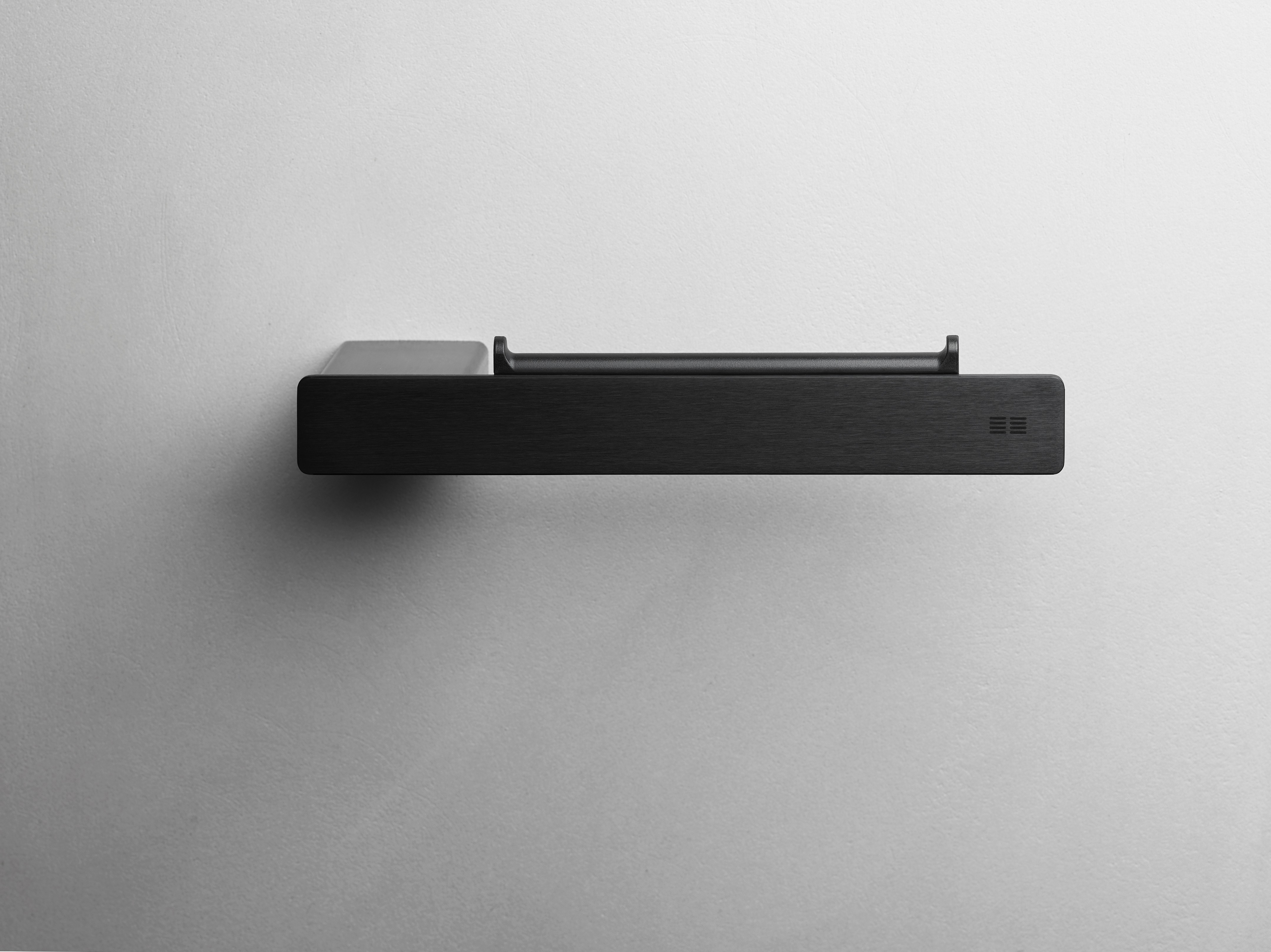 Unidrain ReFrame - toiletrulleholder i Sort